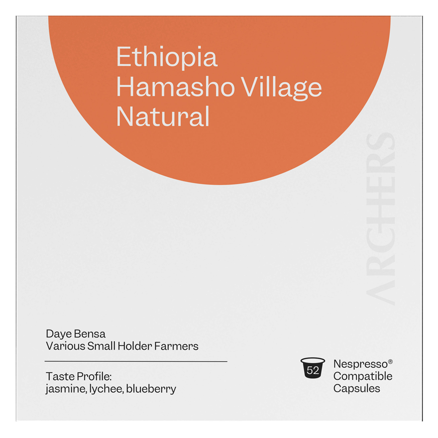 Ethiopia - Hamasho - Capsule Box of 52 | Archers Coffee